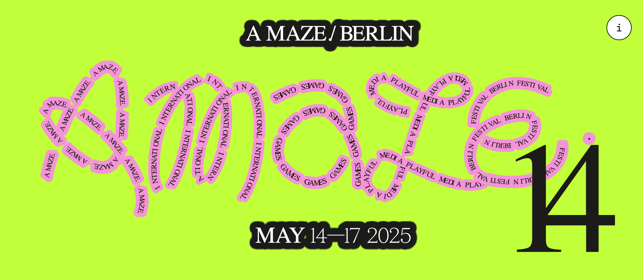 About A MAZE. | A MAZE. / Berlin 2025